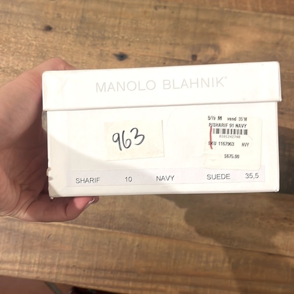 Manolo Blahnik | Shoes | Authentic Manolo Blahnik Shoe Box | Poshmark